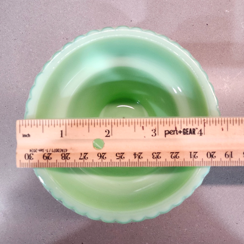 Martha Stewart MBM Fenton Jadeite Large Flowerpot Planter 4.25”X 4.5 ...