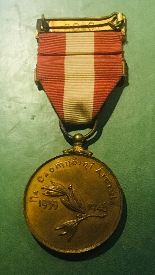 Ireland 1939-1946 WW2 Emergency Service Medal with Bar | eBay