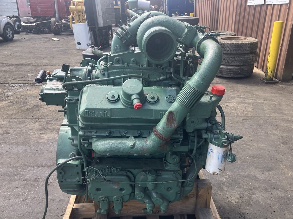 GOVERNMENT SURPLUS DETROIT 6V92T INDUSTRIAL DIESEL ENGINE | eBay