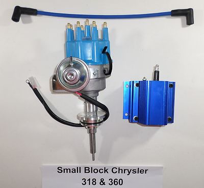 Chrysler Small Block 273-318-340-360 BLUE SMALL CAP HEI Distributor ...
