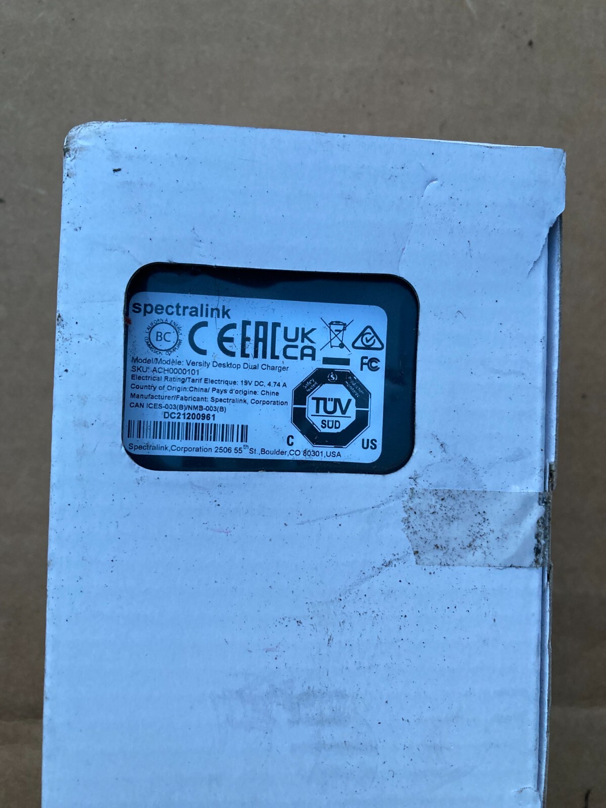 SpectraLink - ACH0000101 - Spectralink Versity Desktop Dual Charger ...