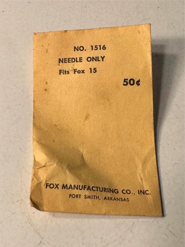 Fox No. 1516 Needle - Fits Fox 15 Engines Vintage RC | eBay