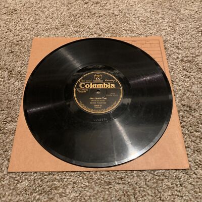 78 RPM Record Eddie Walters Collegiate Sam Hot Jazz Vocal Columbia ...