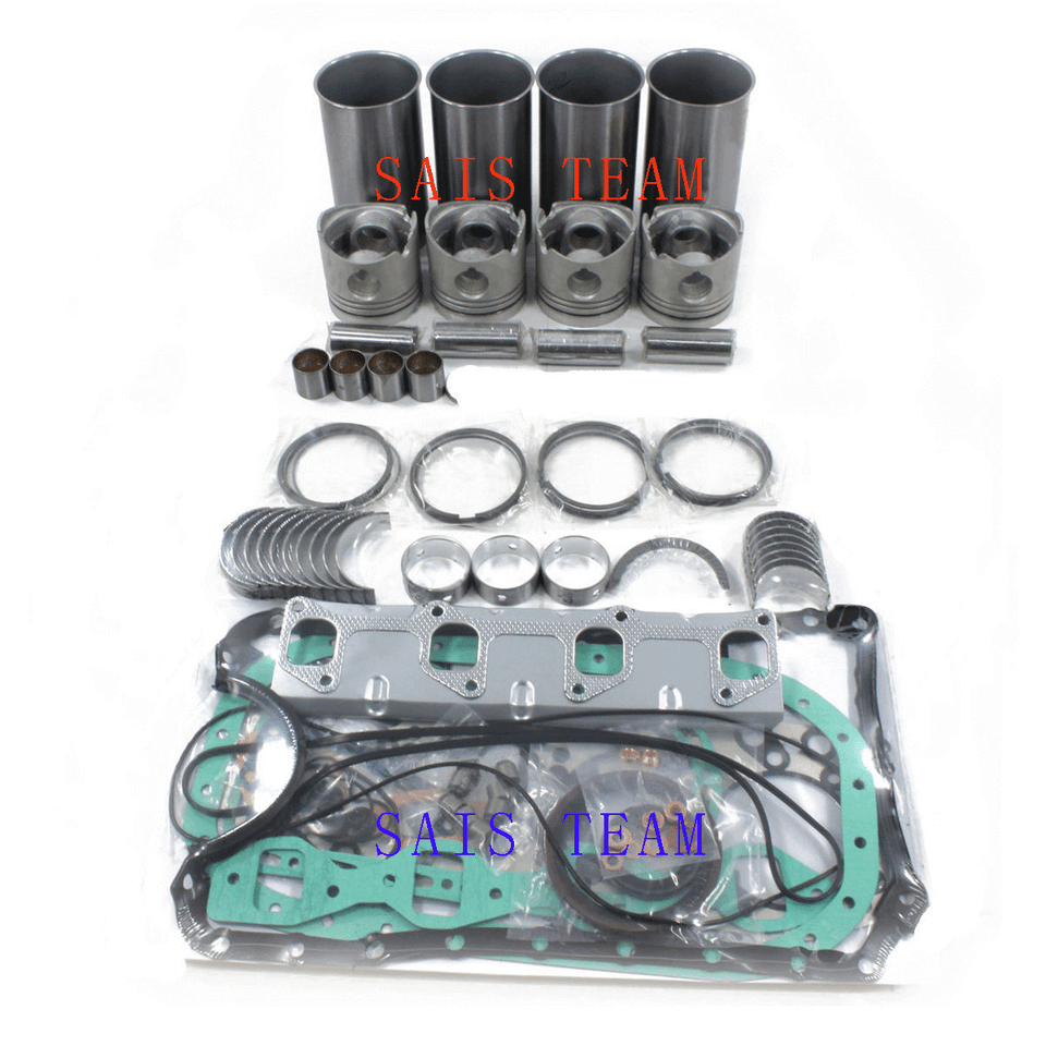 Isuzu 4JG1 4JG1T Engine Rebuild Kit For Hitachi Takeuchi Case Excavator ...