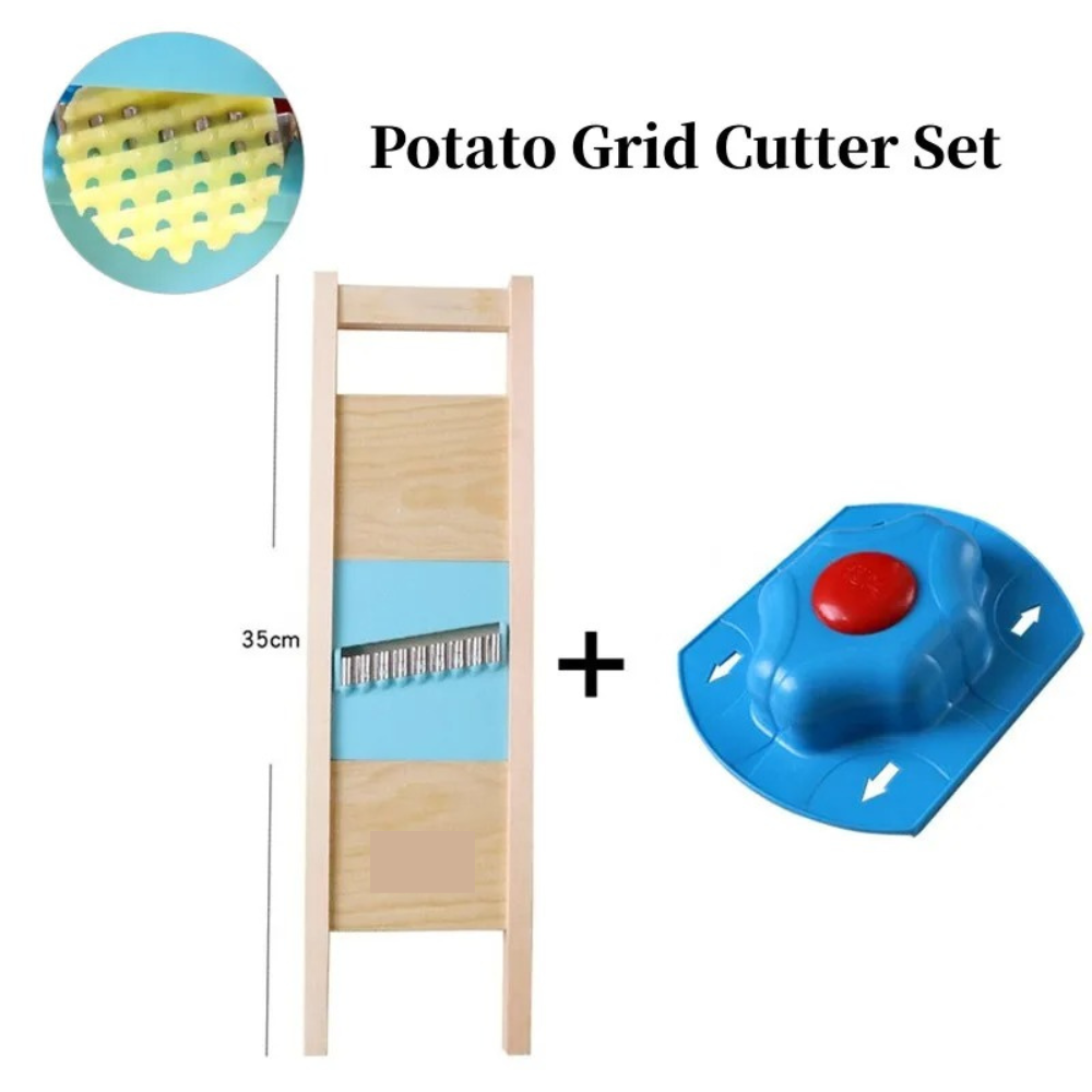 Potato Chips Slicer Cutter Stainless Steel French Waffle Fries Slice ...