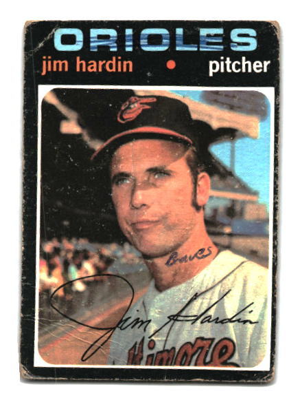 1971 Topps # 491 Jim Hardin | eBay