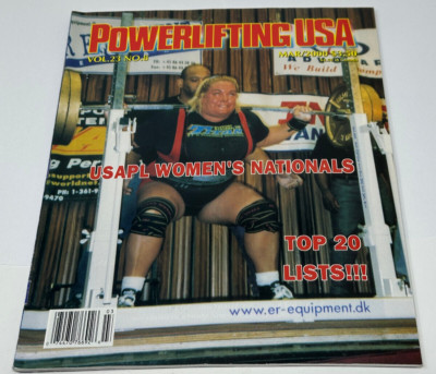 Powerlifting USA Magazine March 2000 Vol 23 Issue 8 Liz Willett USAPL ...