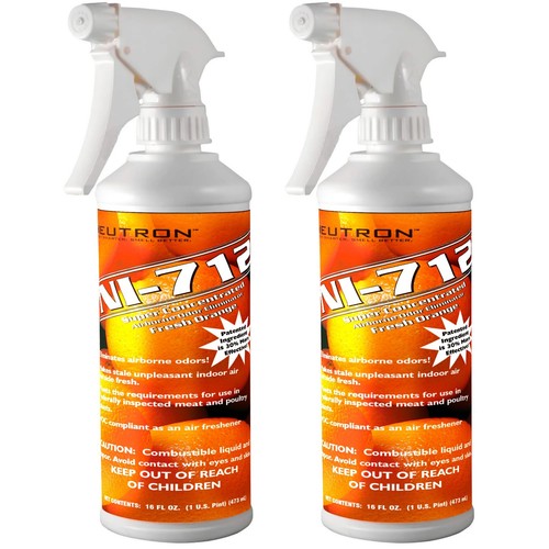 Neutron Industries NI-712 Fresh Orange Odor Eliminator Spray (2 bottles ...