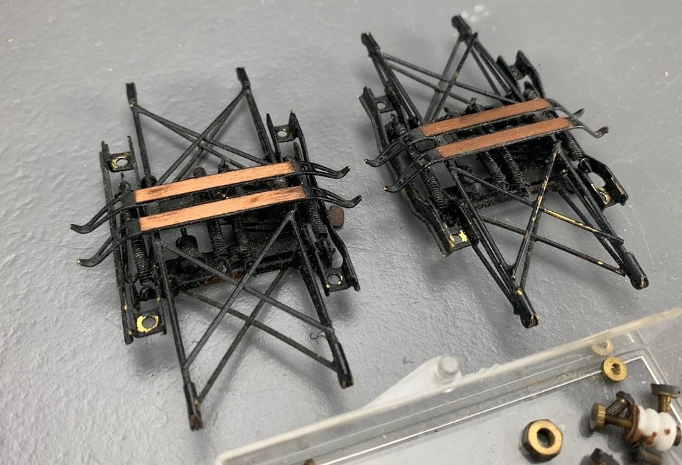 Two Brass O Scale Working Double Bow Scissor Pantographs O3565 | eBay