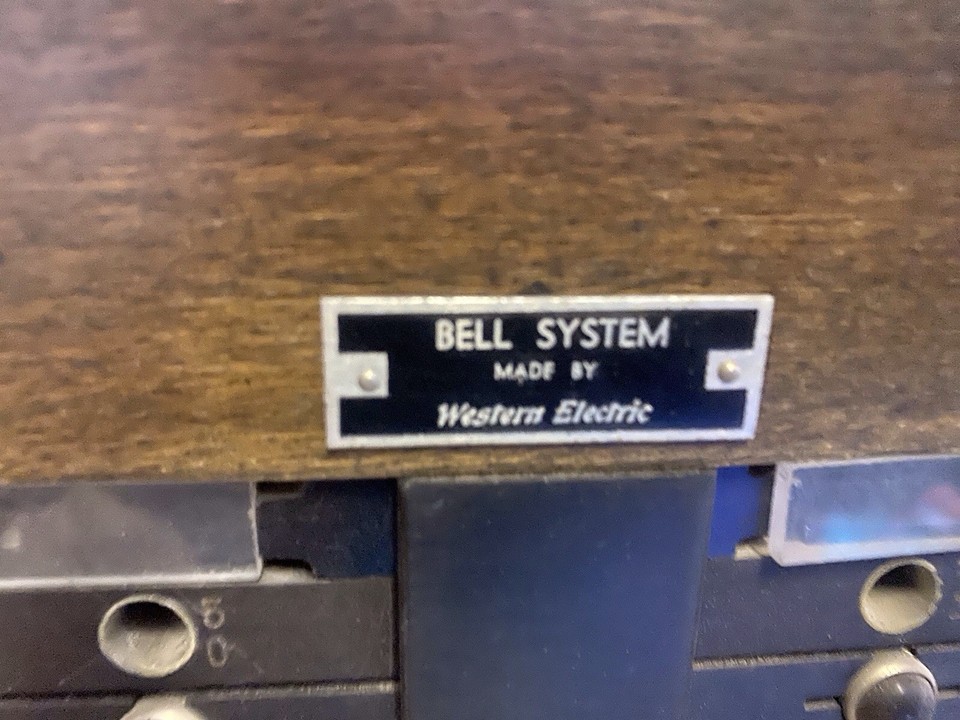 Vintage Rare Bell System Telephone Operator Switchboard Complete | eBay