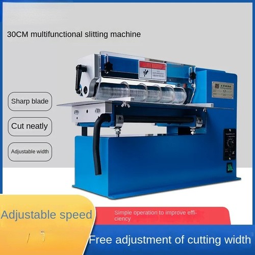 Small Speed Slitter Convenient Rubber Edging Strip Cutting and Slitting ...
