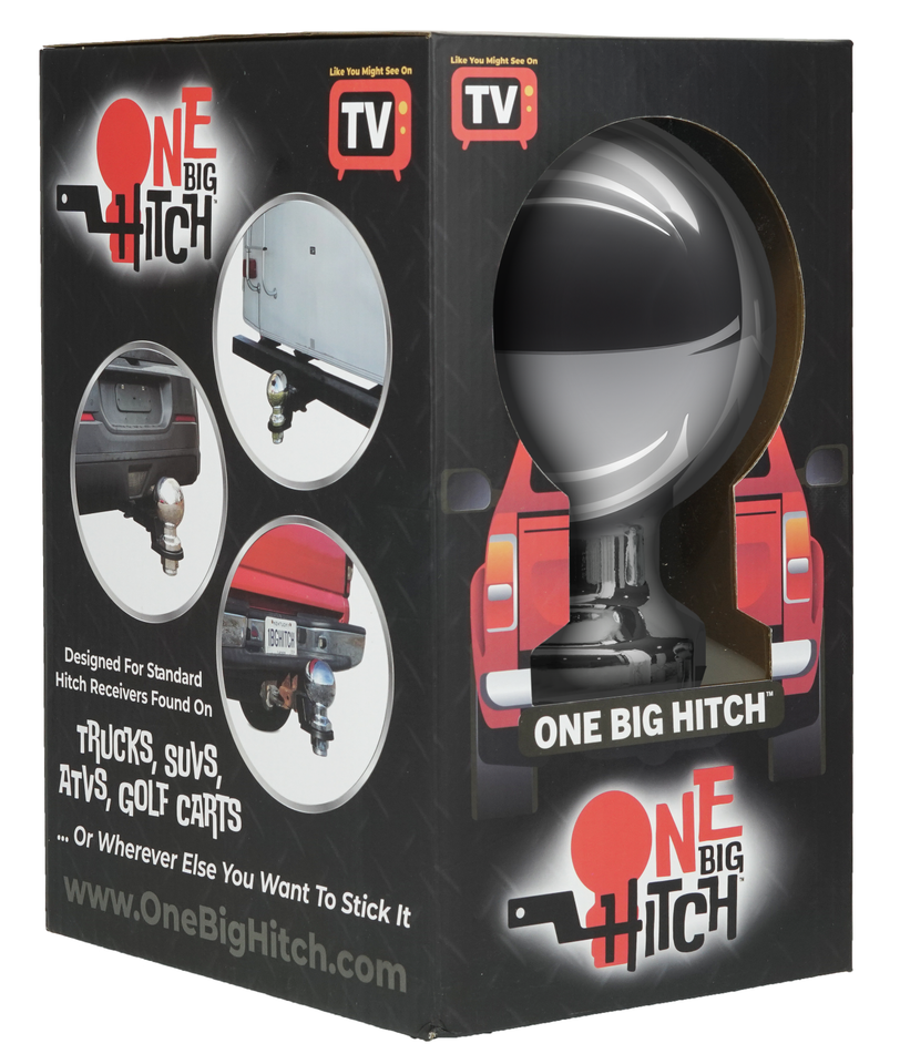 ONE BIG HITCH™ Oversized 12" Large Ball Receiver - Car Truck SUV - Joke ...