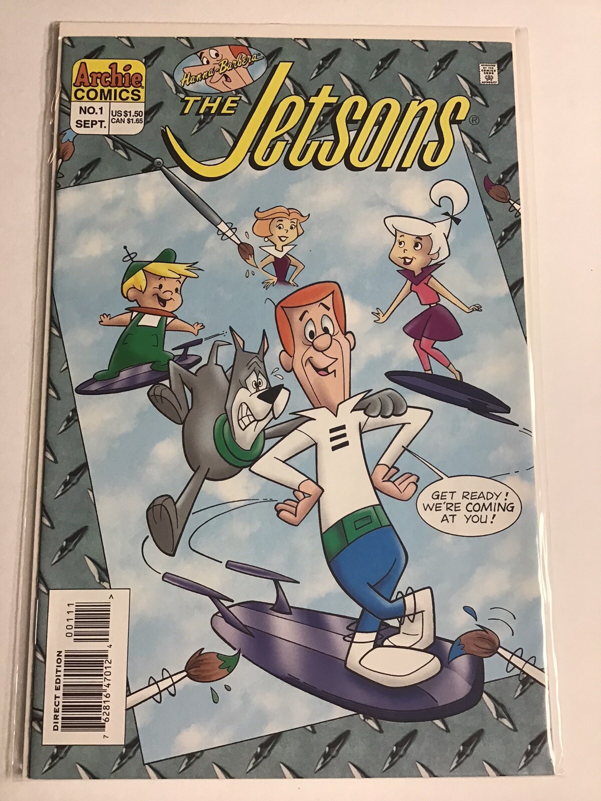 JETSONS THE #1 ARCHIE COMICS 1995 HANNA BARBERA FLINTSTONES CROSSOVER ...