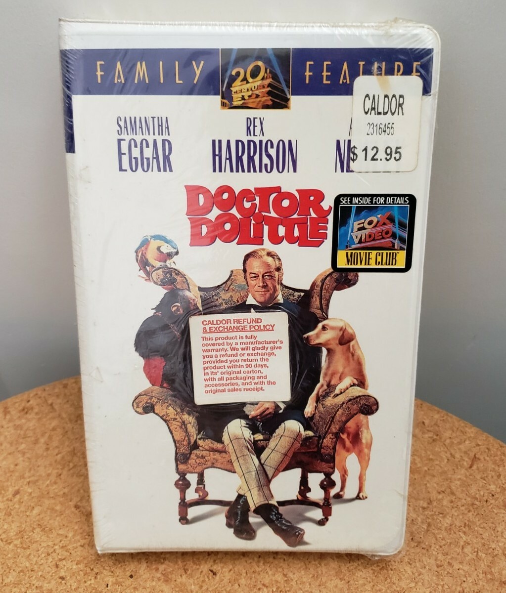 Doctor Dolittle 1967 Vhs Sings The Complete "Dr. Dolittle" Album By