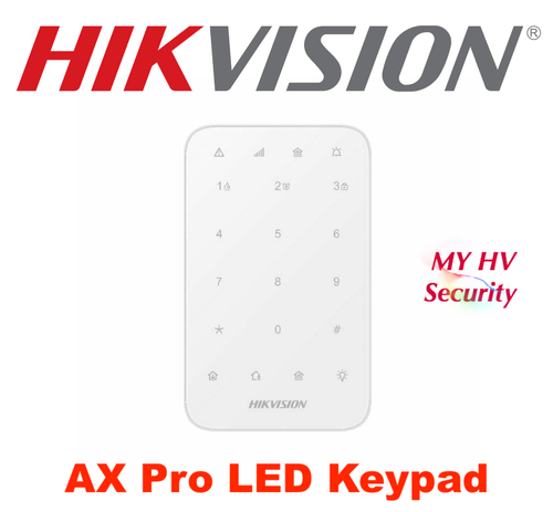 Hikvision AX Pro Alarm Wireless LED Keypad DS-PK1-E-WB Genuine AU Stock ...