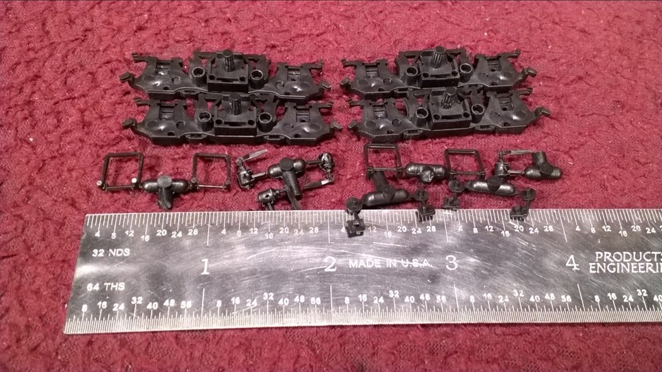 HO ATHEARN GP40 DIESEL LOCOMOTIVE - 4 TRUCK SIDE FRAMES & DETAIL KIT | eBay