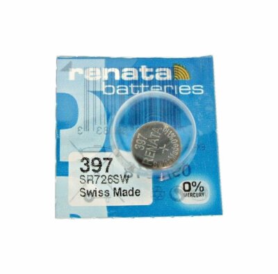 Renata 397 (SR 726 SW) Silver 1.55 V watch battery | eBay UK