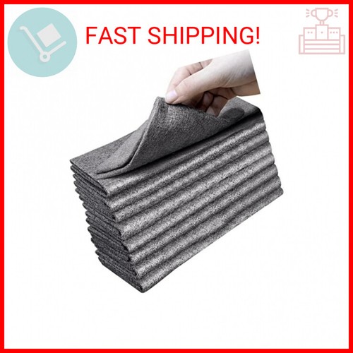 Thickened Magic Cleaning Cloth,8 Pcs Lint Free Cloth,Reusable ...