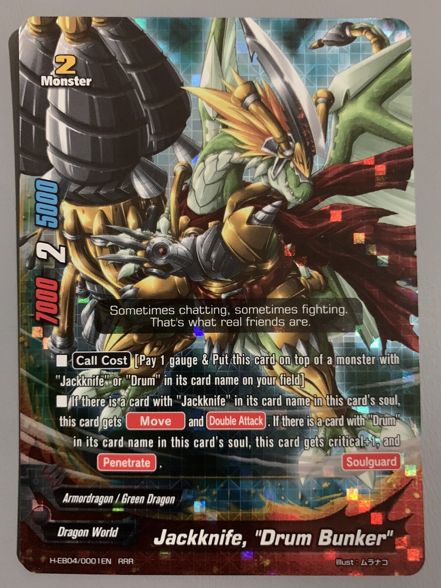 Future Card Buddyfight Jackknife Dragon Card