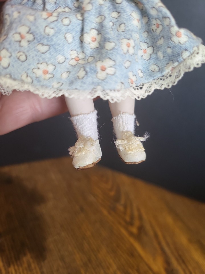 U.F.D.C. Doll Artist Cathy Hansen 5" All Bisque Bleuette Doll | eBay