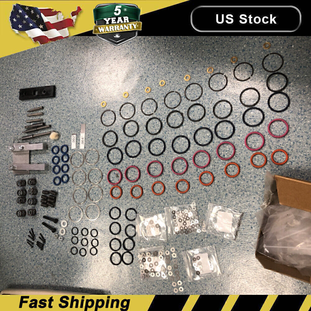 Fit 7.3L PowerStroke Injector Rebuild Kit w/vice clamp and tools ...