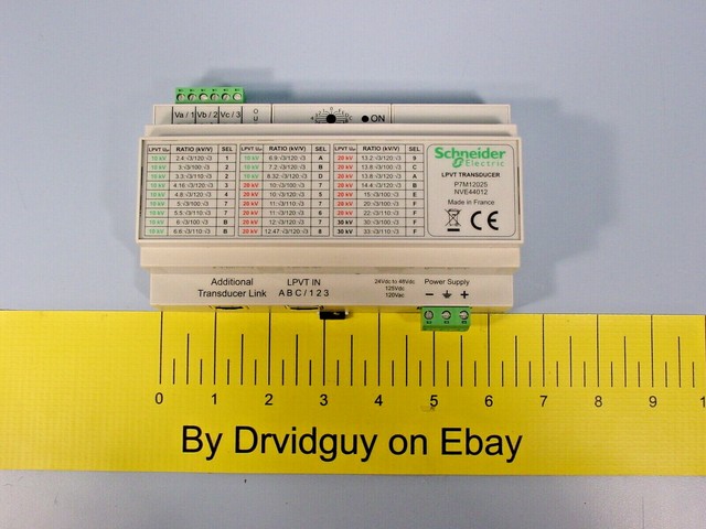 Schneider Electric P7M12025 LPVT Transducer 24-48 VDC 125 VDC 120 VAC ...