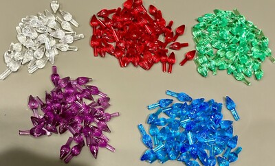 200+ SMALL FLAME TWIST TORCH Lights Ceramic XMas Christmas Tree Bulbs # ...