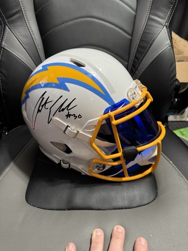 Austin Ekeler Signed Full Size Authentic Chargers Helmet PSA COA Visor ...