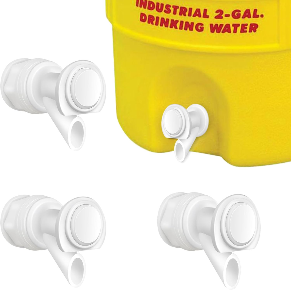 3Pcs Push Button Water Spigot Cooler Spigot Replacement, Reusable Water ...