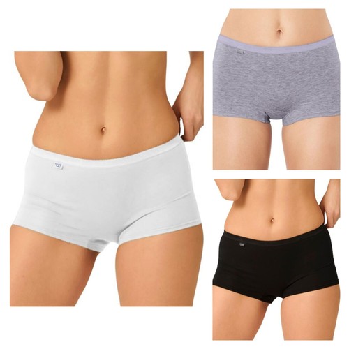 Sloggi Basic + Short Brief 10189218 Womens Full Coverage Knickers Briefs | eBay UK
