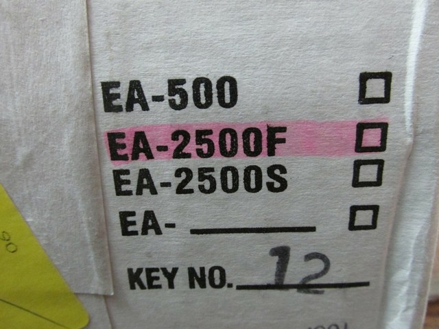 Detex Ea-2500f Flush Mount Exit Alarm EA2500F Key Number 20 for sale ...