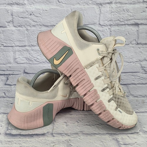 Nike Free Metcon 5 Pale Ivory Mica Green Pink Women's 11 Train Shoe ...