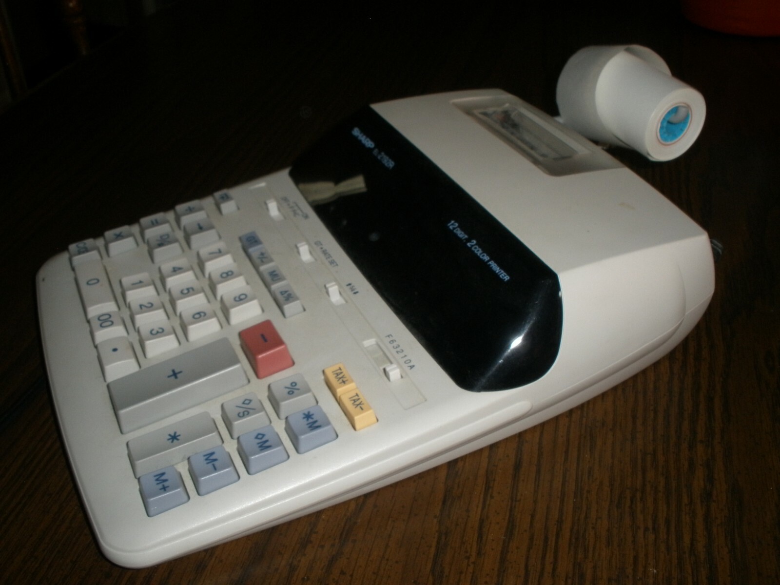 Sharp EL-2192R Calculator - Electric, paper or paperless tested & works ...