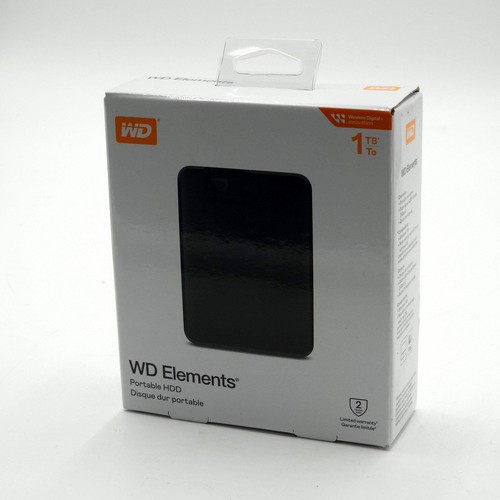 WD Elements Portable External Hard Drive 1TB WDBUZG0010BBK-WESN | eBay