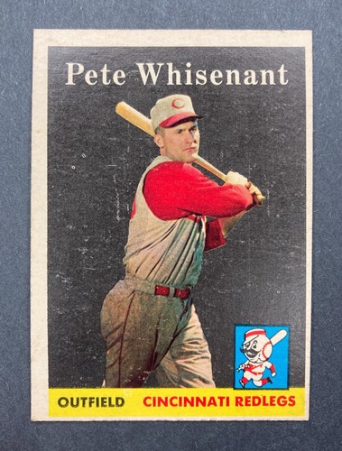 1958 Topps #466 Pete Whisenant (Cincinnati Reds) (A) | eBay