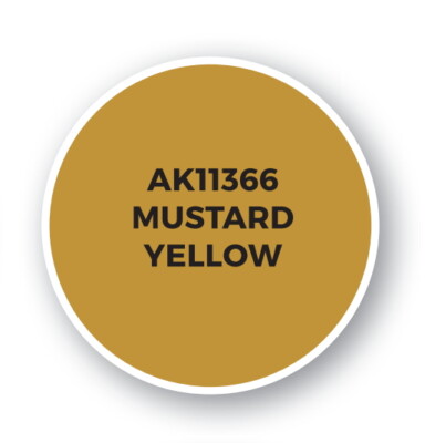 AK-Interactive Acrylic Paint (3rd Generation) for AFV - Mustard Yellow ...