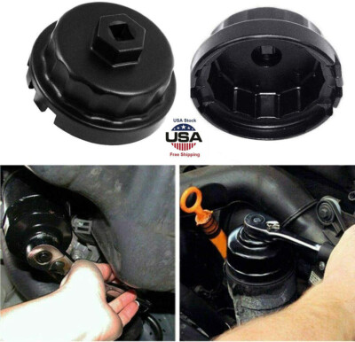 Aluminium 64mm Oil Filter Cap Removal Tool Wrench for 2.5L-5.7L Toyota ...