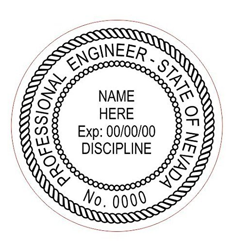 Nevada -Custom Professional Self-Inking Round Engineer Stamp | eBay