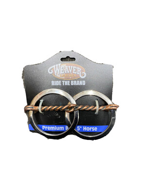 New Twisted Copper Wire Snaffle Mouth Bit Stainless Steel 5" Horse Tack ...