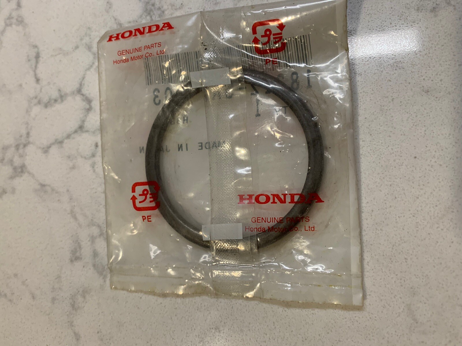 Honda 18212SA7003 Genuine OEM Factory Original Front Pipe Gasket for ...