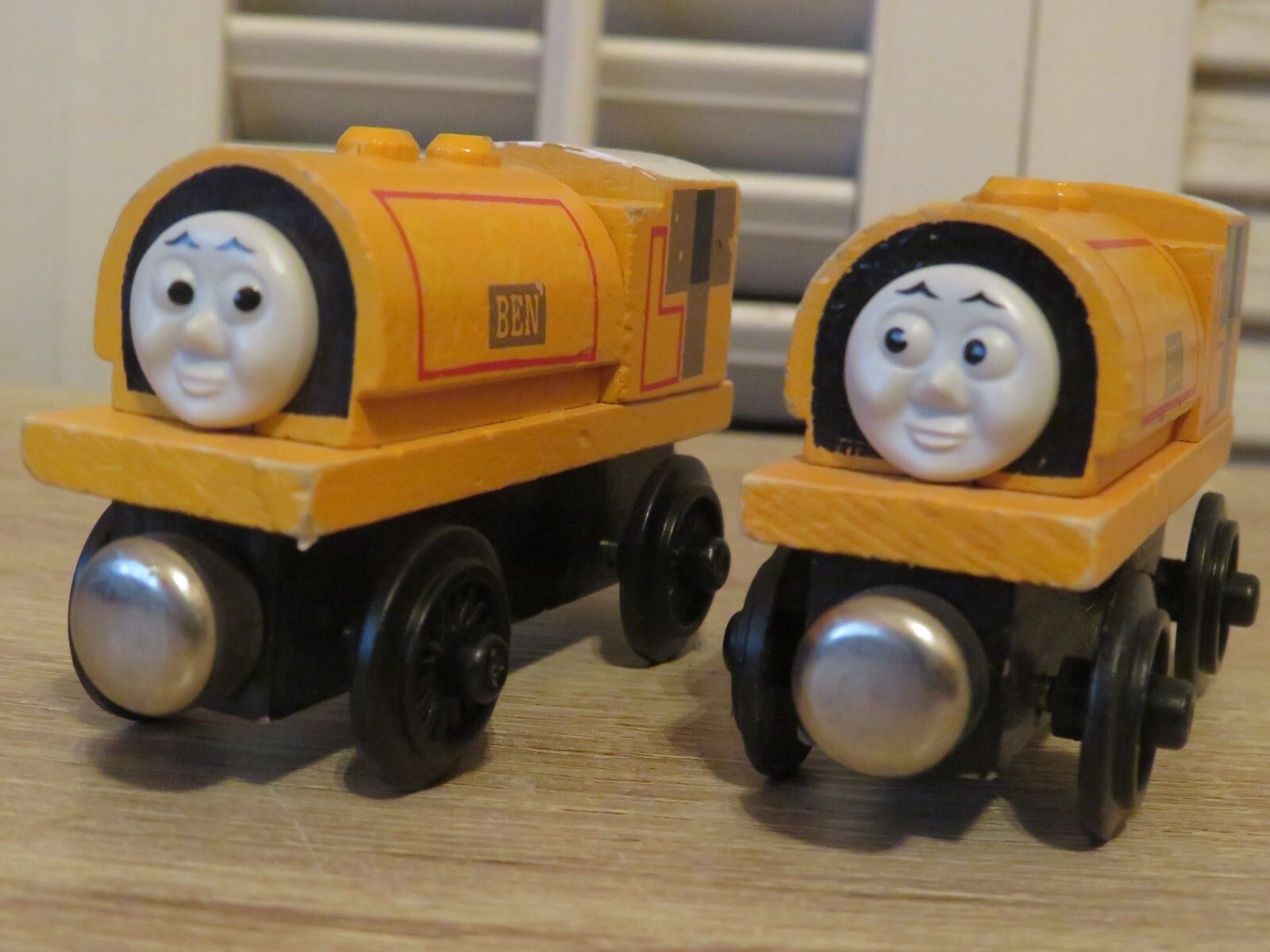 Thomas & Friends Wooden Railway Tank Engine BILL & BEN Train FLAT ...