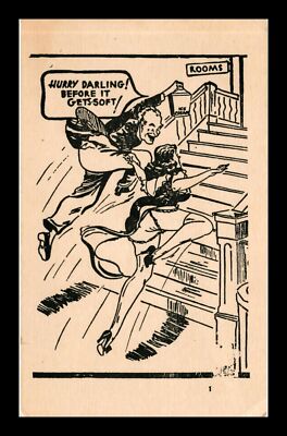 HUMOR POSTCARD HURRY DARLING BEFORE IT GETS SOFT | eBay