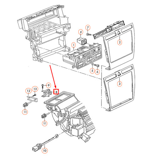 NEW AUDI A8 4D D2 AIR QUALITY SENSOR 4B0907659B OEM | eBay