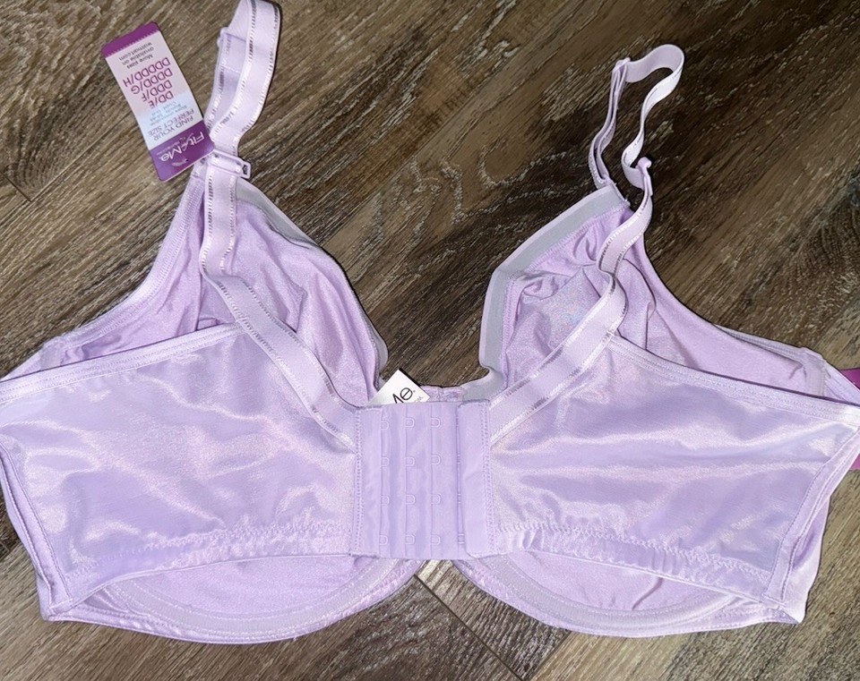 Fit For Me ~ Women's Unlined Underwire Bra Full Figure Purple ~ 40G | eBay