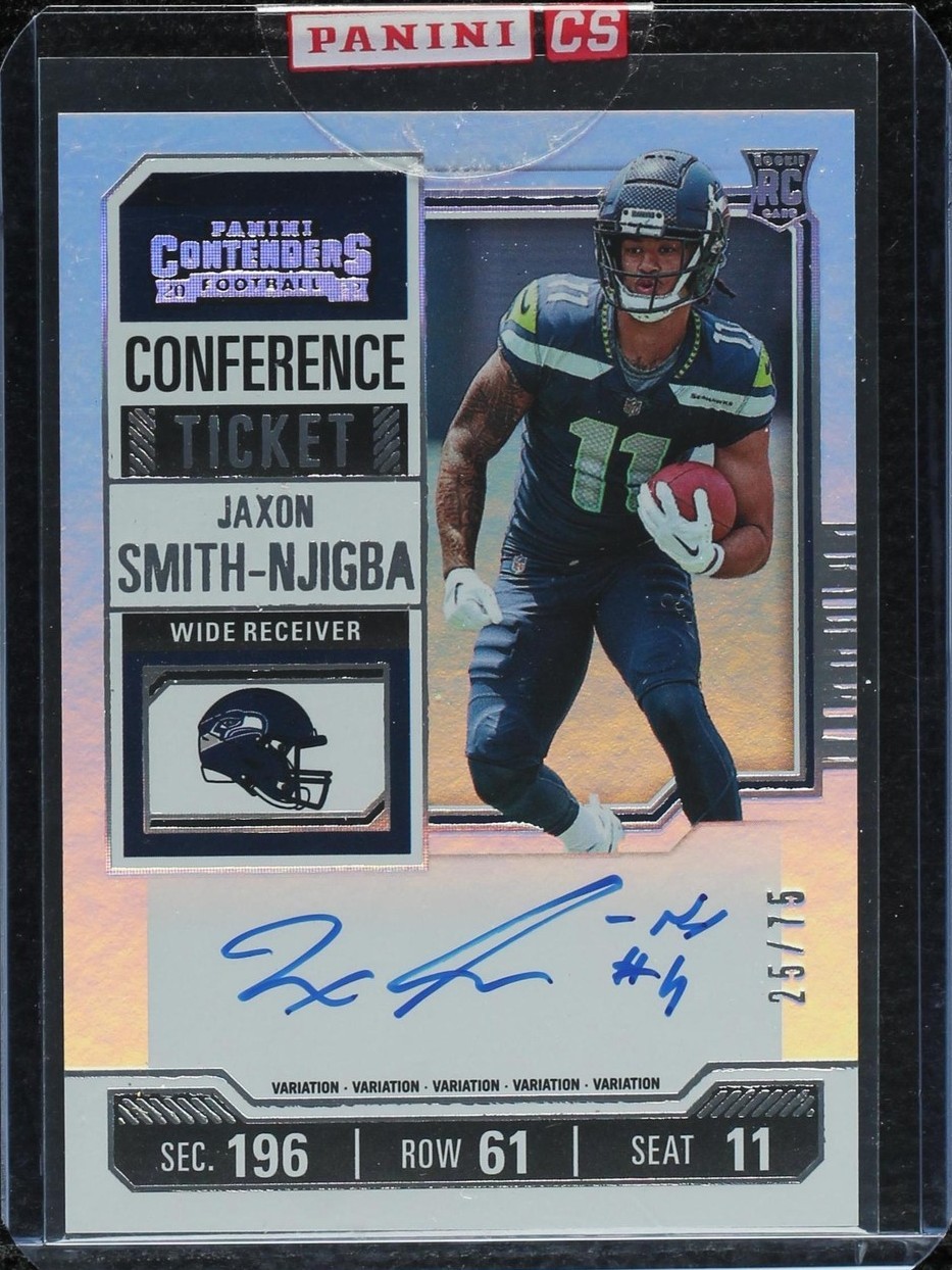 2023 Panini Contenders - Rookie Ticket RPS Variation Jaxon Smith-Njigba ...