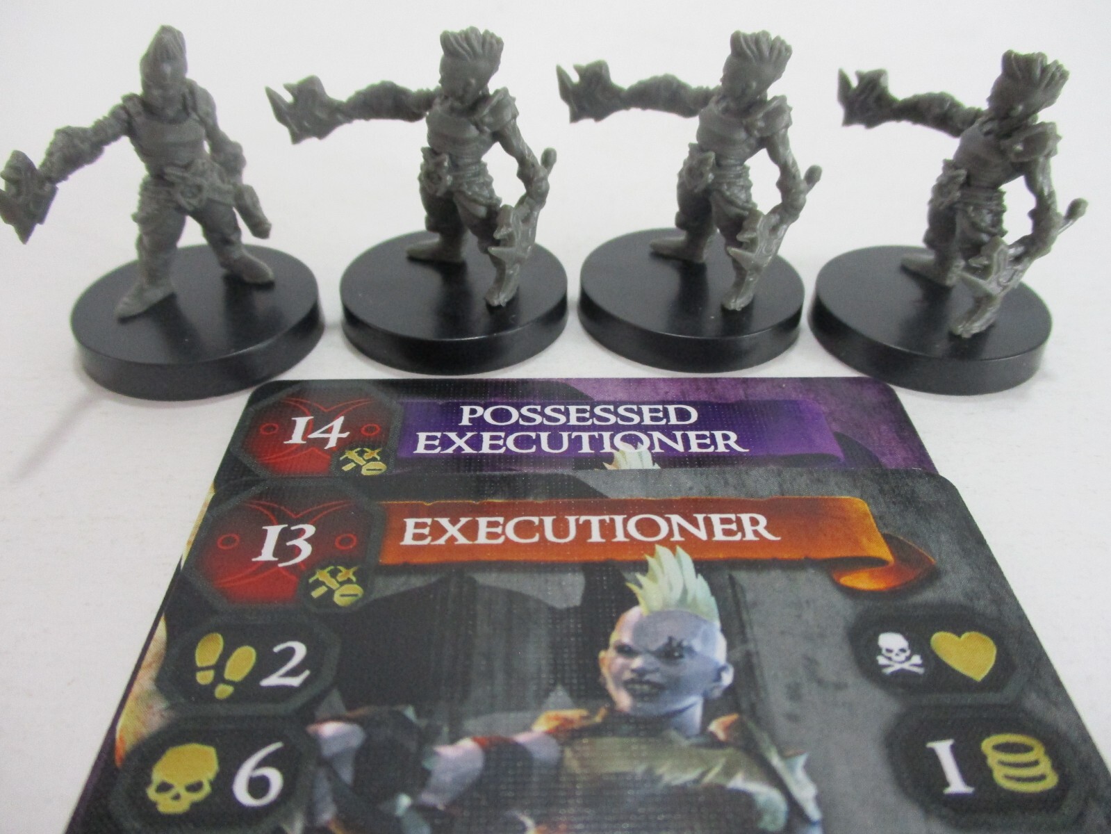 BARDSUNG: Legend of the Ancient Forge 4x EXECUTIONER Minis & Cards NEW ...