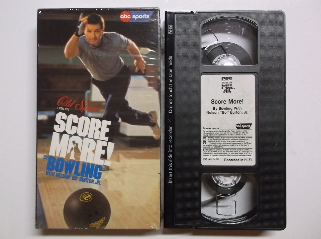 Score More by Bowling With Nelson "Bo" Burton, Jr. (VHS, 1988) for sale ...