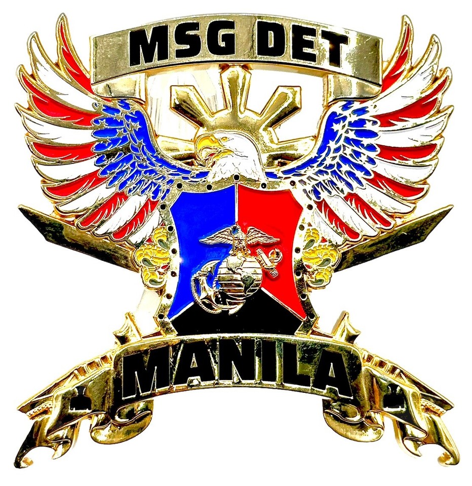 Rare U.S. Embassy Manila MSG. Marine Corps Security Detachment ...