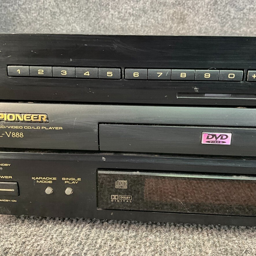 Pioneer DVL-V888 DVD/LD/VCD Karaoke Player – Tested – No Remote ...