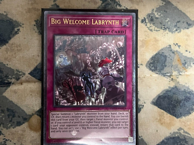 Big Welcome Labrynth Ultimate Rare OP23-EN003 Yugioh | eBay